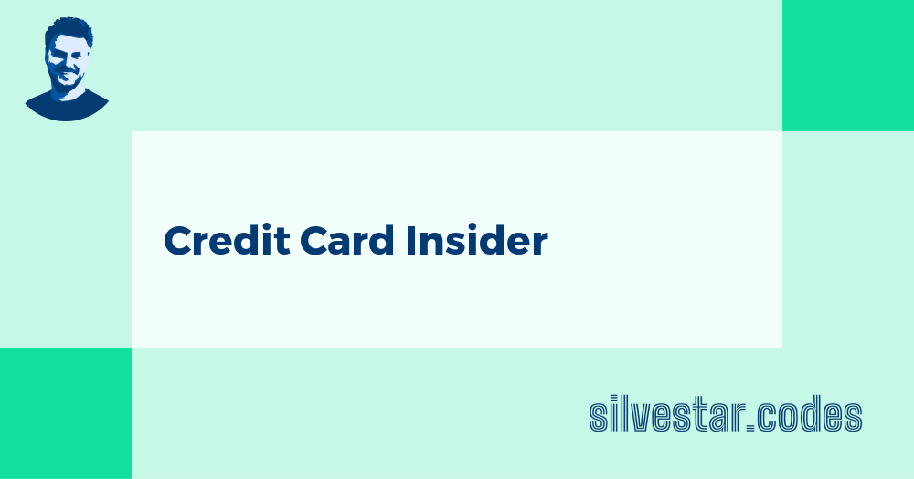 Credit Card Insider S.Bistrović