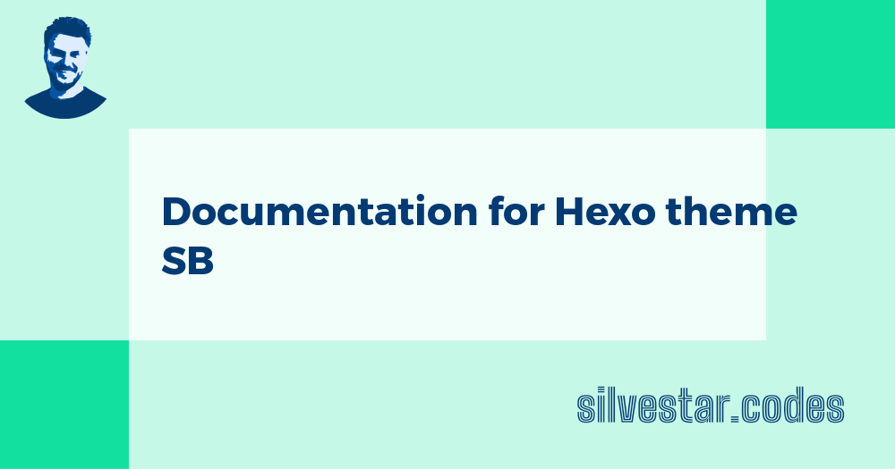 Documentation for Hexo theme SB S.Bistrović