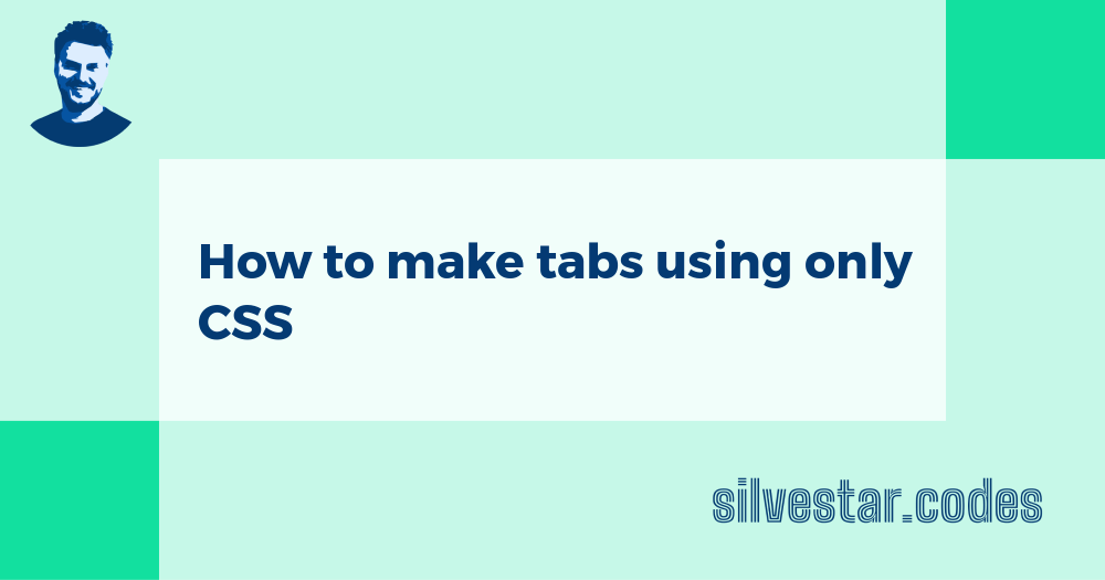 How to make tabs using only CSS S.Bistrović