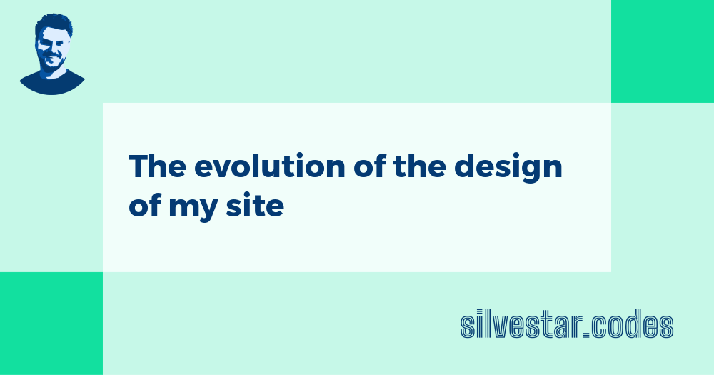 The evolution of the design of my site S.Bistrović